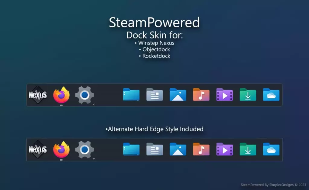 Skin Steam Ahead for RocketDock download on VSThemes.org