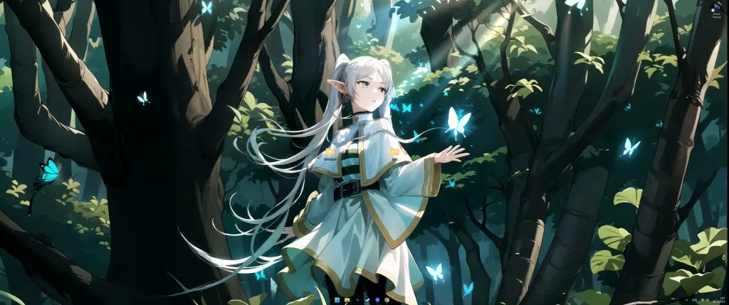 Live wallpaper Frieren :3 download on VSThemes.org