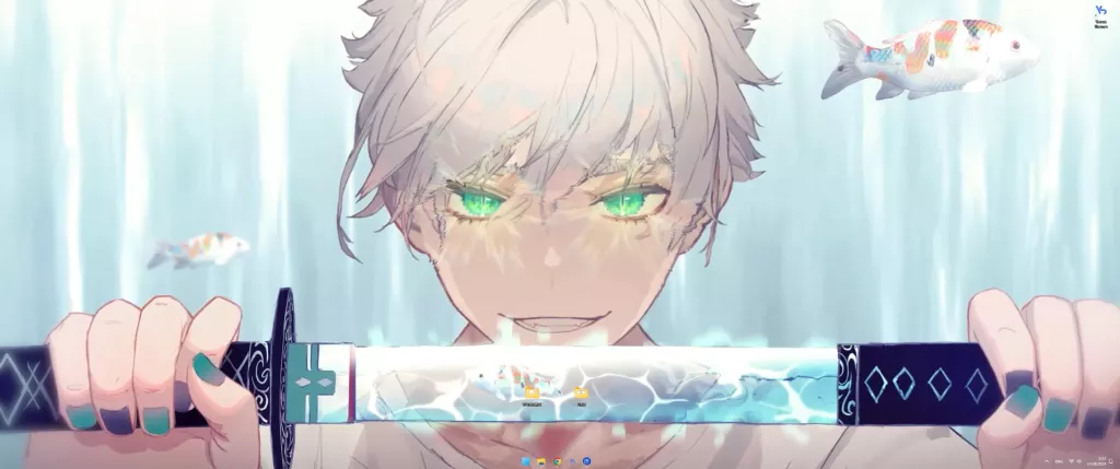 Live wallpaper Koi Fish / Sachiro download on VSThemes.org