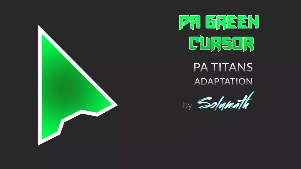 Cursors PA, green version on Windows download on VSThemes.org