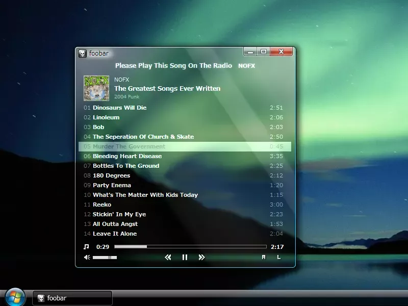 Skin Signs for Foobar2000 download on VSThemes.org