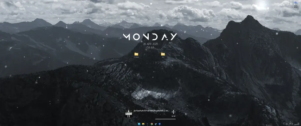 Live wallpaper Mountain landscape (intisy) download on VSThemes.org