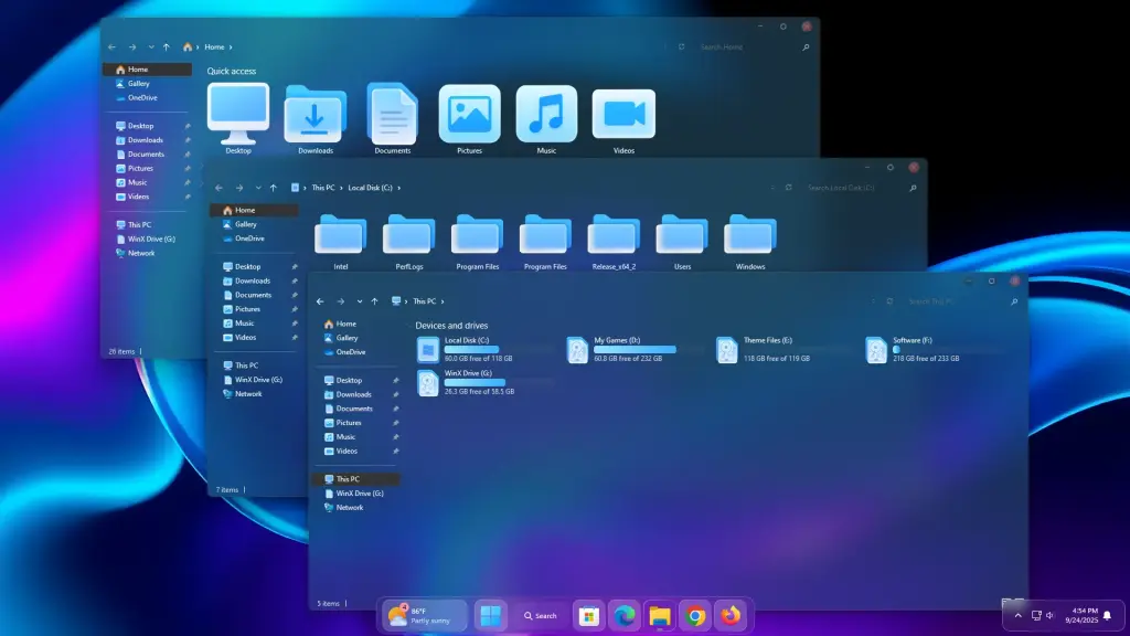 Icons Liquid Glass for 7tsp download on VSThemes.org