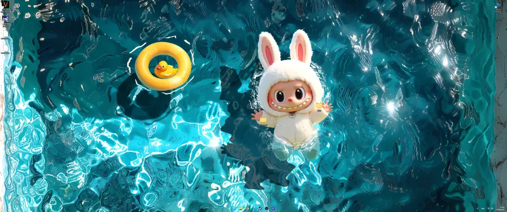 Live wallpaper Labubu download on VSThemes.org