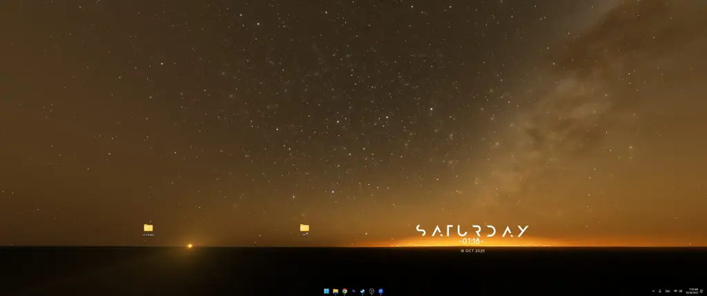 Live wallpaper Trinary Sunset download on VSThemes.org