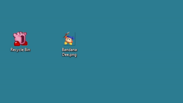 Icons Kirby Recycle bin download on VSThemes.org