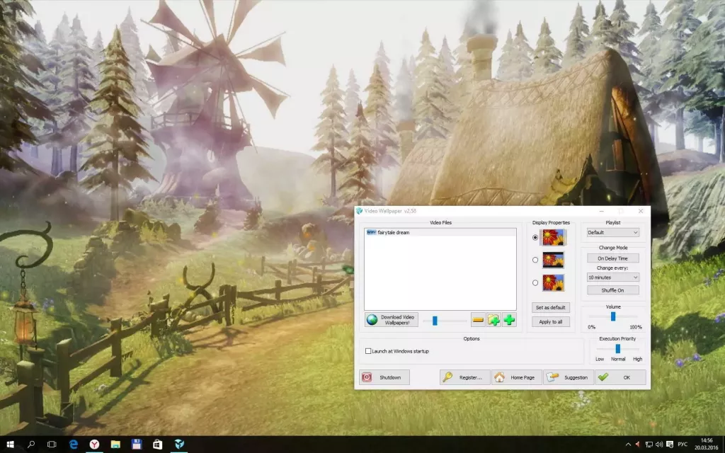 DreamScene Video Wallpaper - видео обои в Windows 7 скачать на VSThemes.org
