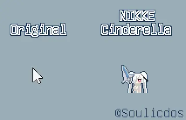 Cursors Cinderella (Nikke) on Windows download on VSThemes.org