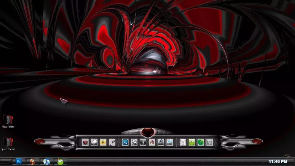 Скин Командир пришельцев для RocketDock скачать на VSThemes.org
