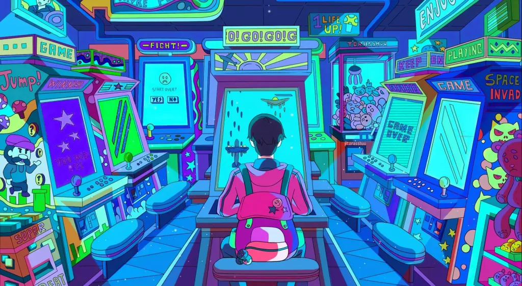 Live wallpaper Amusement Arcade download on VSThemes.org