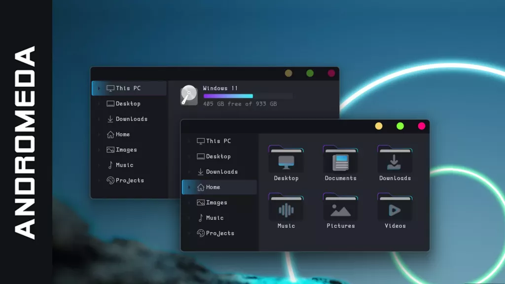 Icons Andromeda for 7tsp download on VSThemes.org