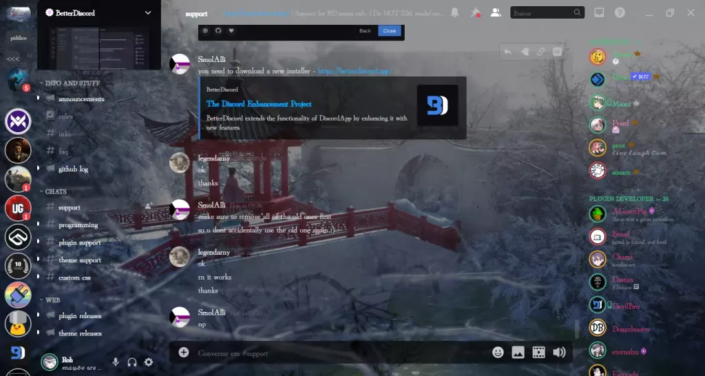 Theme Japonese Temple for Discord download on VSThemes.org