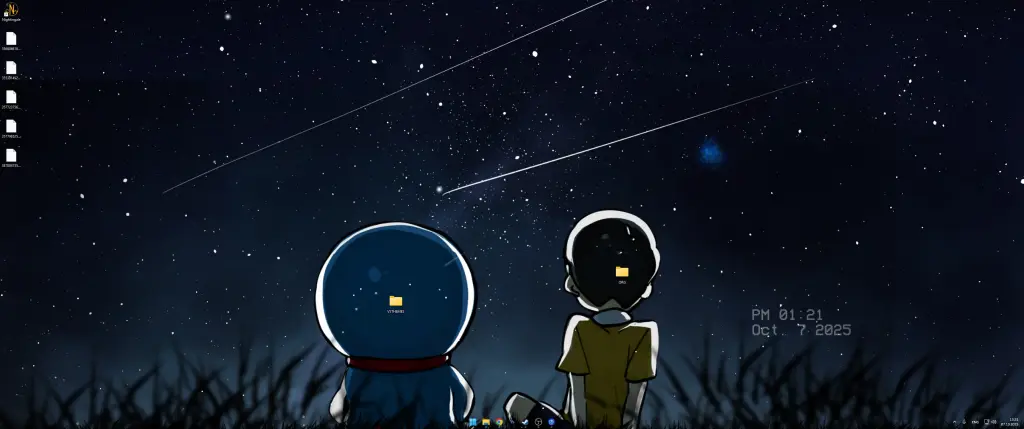 Live wallpaper Doraemon and Nobita Nobi download on VSThemes.org