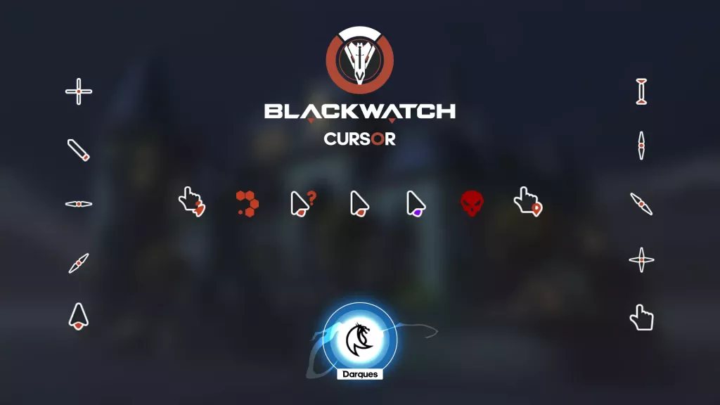 Cursors Blackwatch - pointers from the Overwatch game on Windows ...