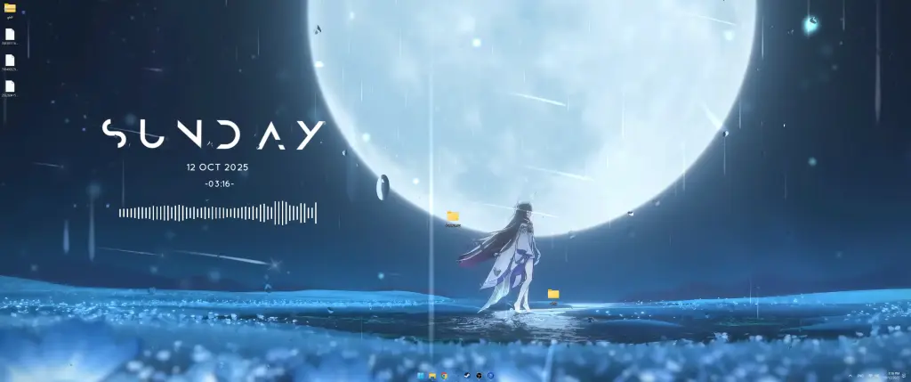 Live wallpaper Columbina Moon (Genshin Impact) download on VSThemes.org