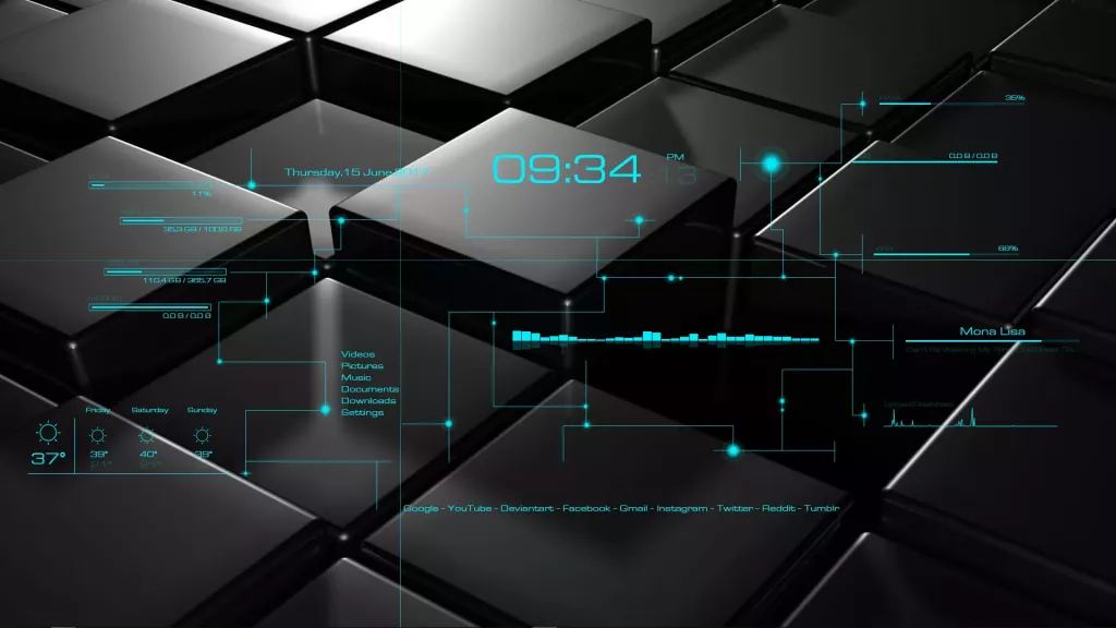 Skin Technology Wave for Rainmeter download on VSThemes.org