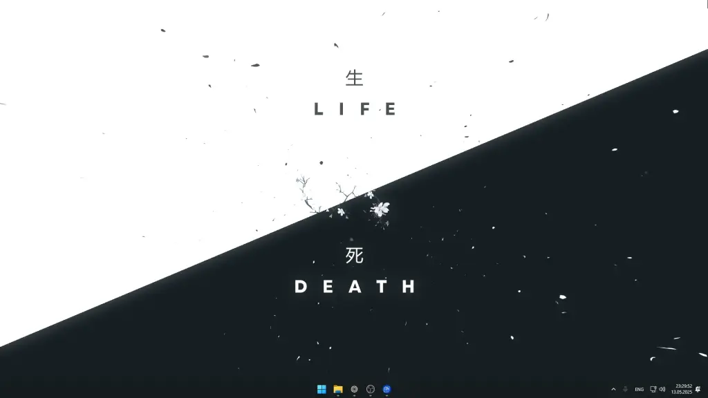 Live wallpaper Life x Death (without clock) download on VSThemes.org