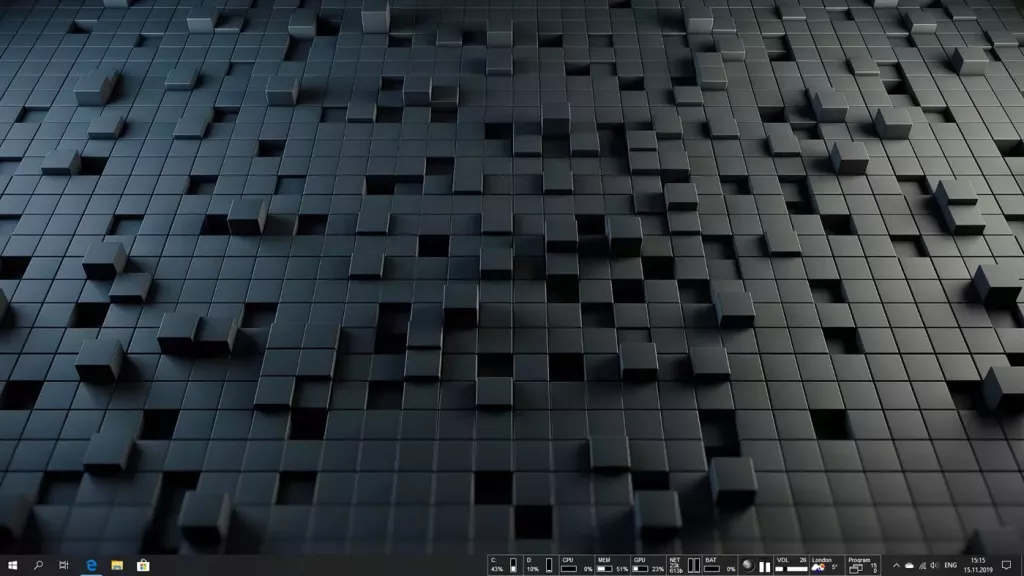 TaskbarGadgetLT - resource usage statistics in the tray download on ...