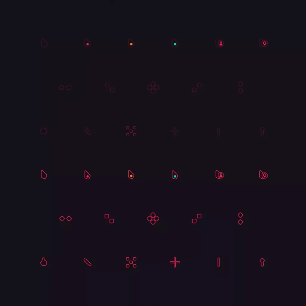 Cursors Minimalist OperaGX, red on Windows download on VSThemes.org