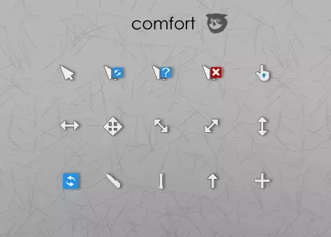 Cursors Light comfort on Windows download on VSThemes.org