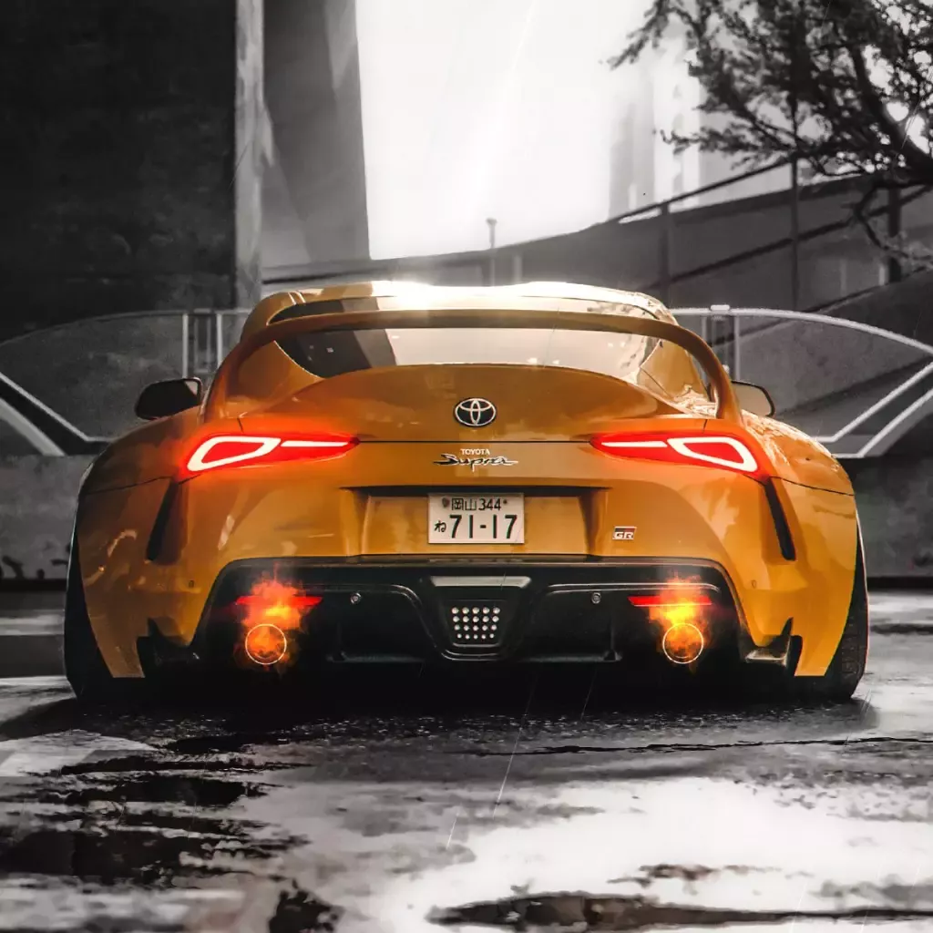 Live wallpaper (3440x1440) A90 Supra [Audio Responsive] download on ...