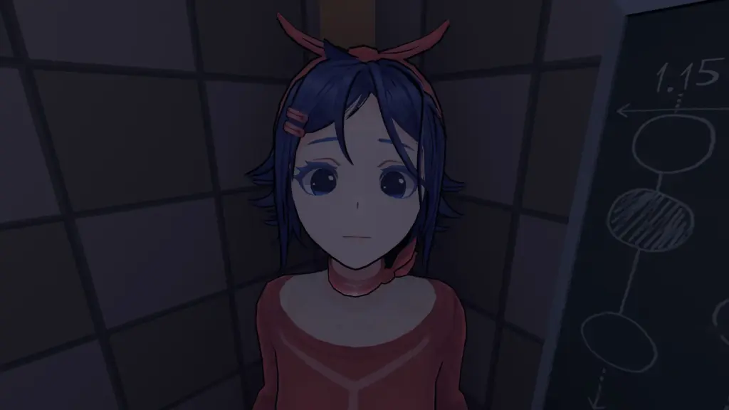 Live wallpaper Short hair Mita (MiSide) download on VSThemes.org