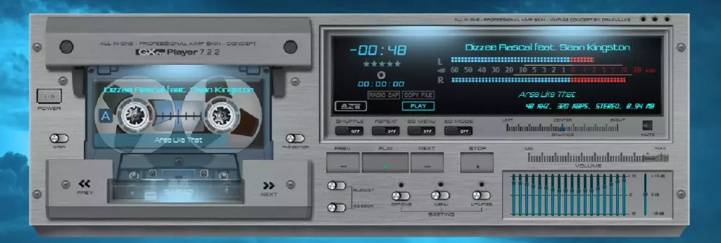 Skin GX Pro Player for AIMP download on VSThemes.org