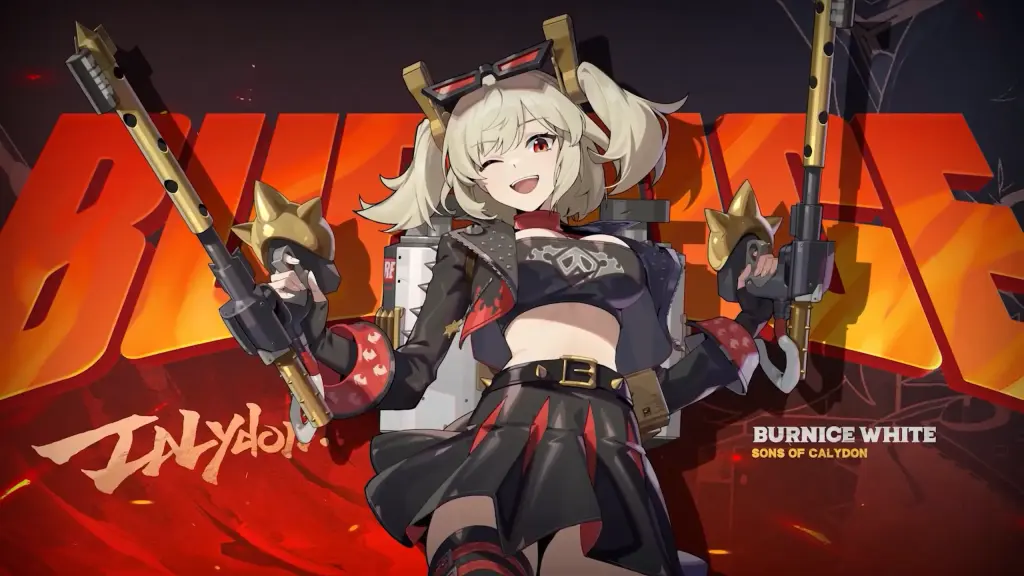 Live wallpaper Burnice Red - Zenless Zone Zero download on VSThemes.org