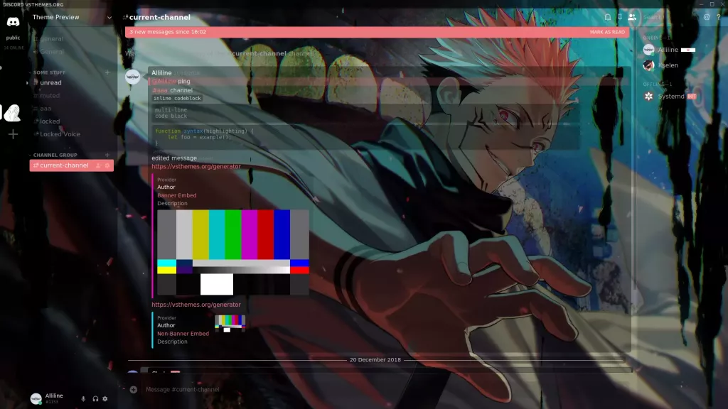 Theme JJk Jujutsu Kaisen Magic Battle Sukuna for Discord download on ...
