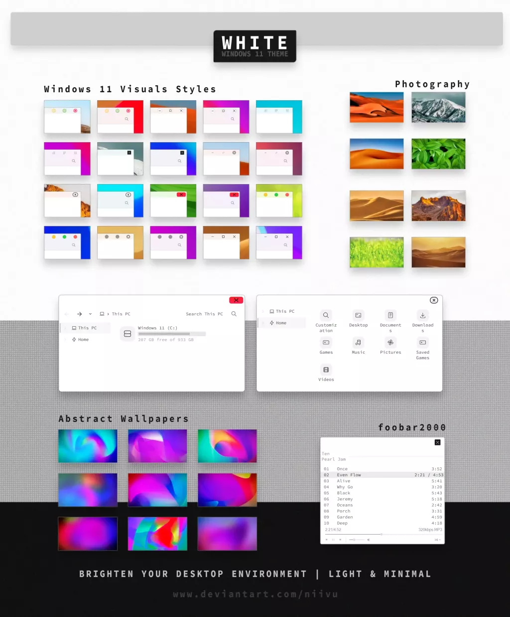 Theme White for Windows 11 download on VSThemes.org