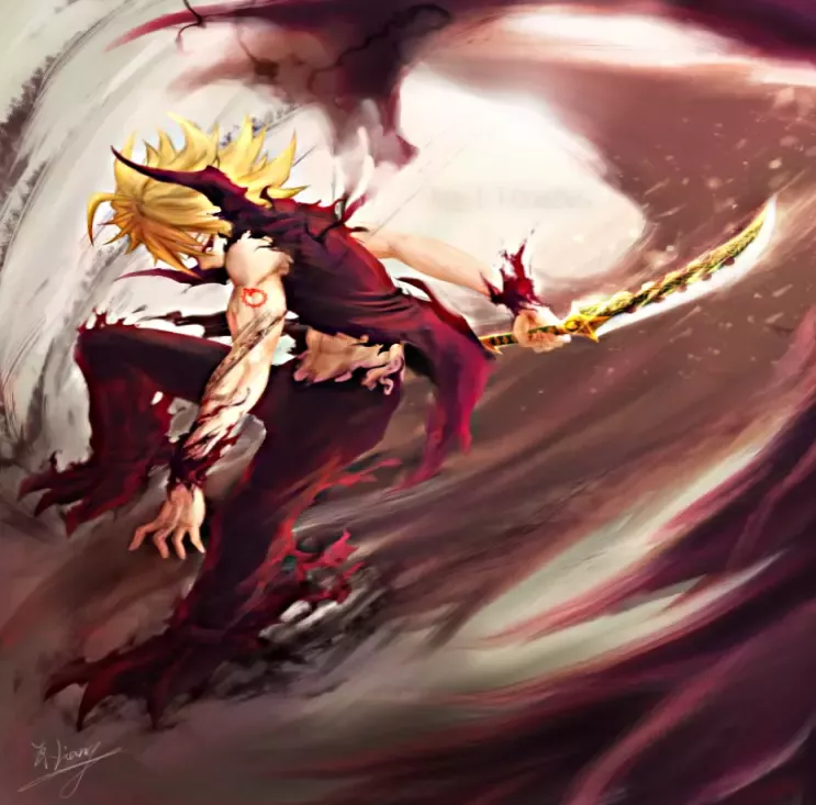 Live wallpaper Meliodas Nanatsu no Taizai download on VSThemes.org