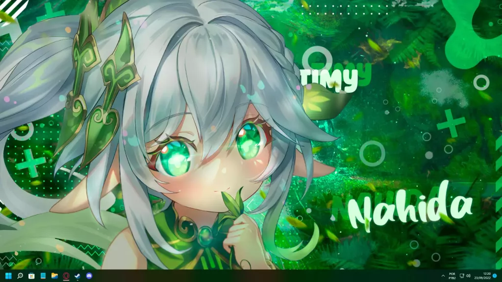 Live wallpaper Elf Nahida - Genshin Impact download on VSThemes.org