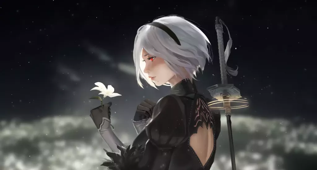 Live wallpaper 2B Voice of Memories - Nier Automata 4K download on ...