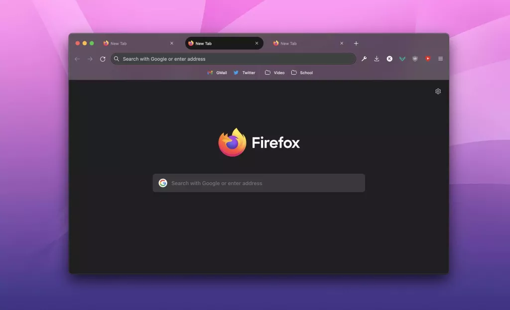Theme Mac OS Vibrant for Mozilla Firefox download on VSThemes.org