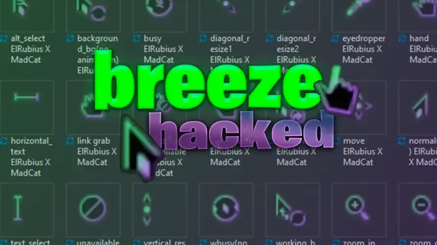 Cursors Breeze hacked on Windows download on VSThemes.org