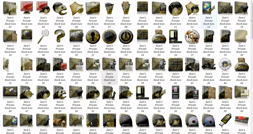 Icons Sams Private Set download on VSThemes.org