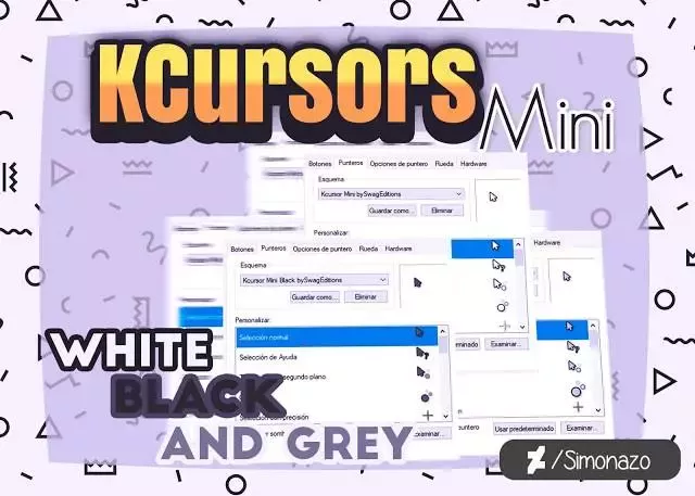 Cursors KCursors MINI 3 colors on Windows download on VSThemes.org