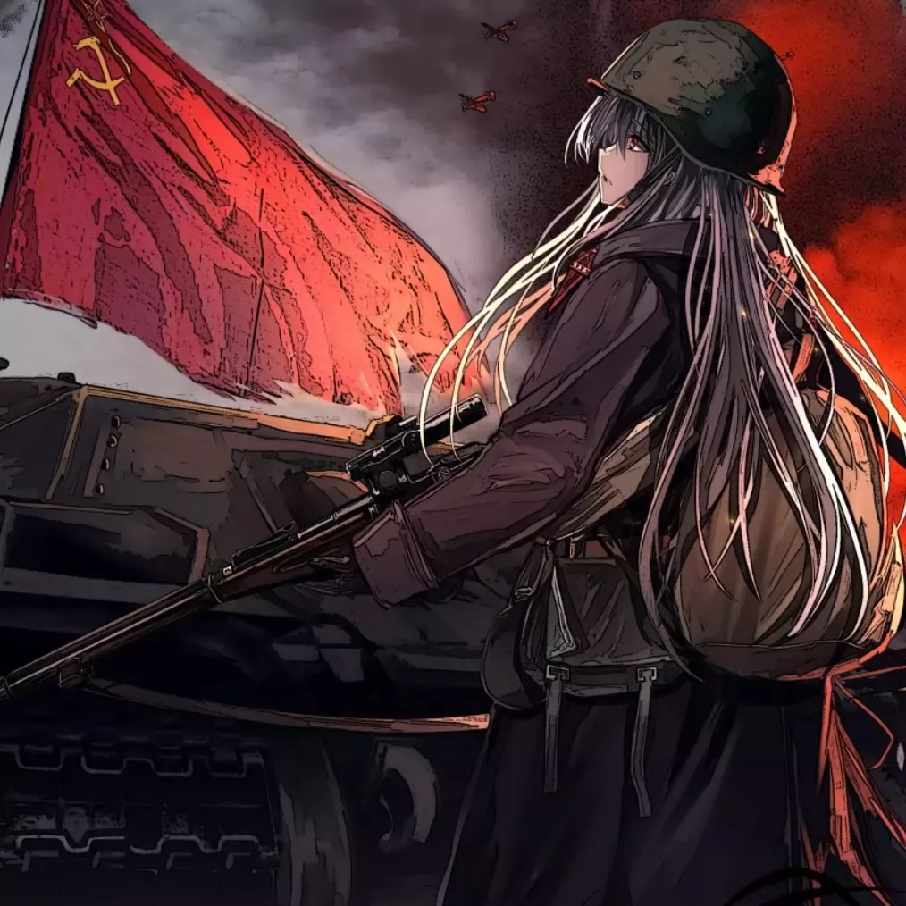 Живые обои USSR - Anime Front скачать на VSThemes.org