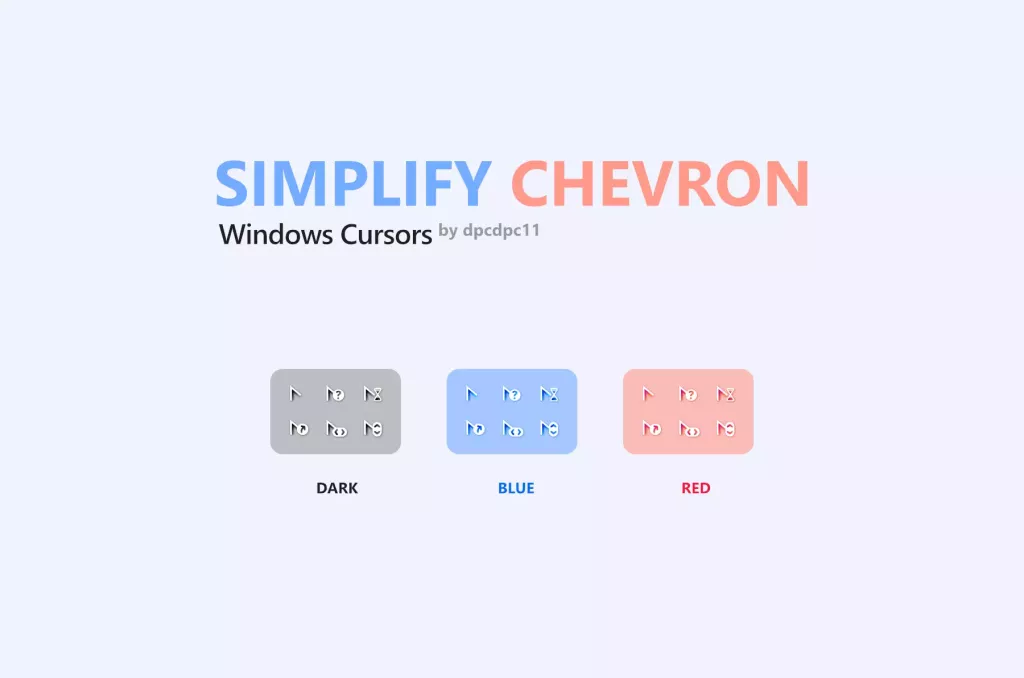 Cursors Simplify Chevron on Windows download on VSThemes.org