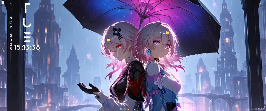Live wallpaper March 7th and Evernight (Honkai Star Rail) download on ...