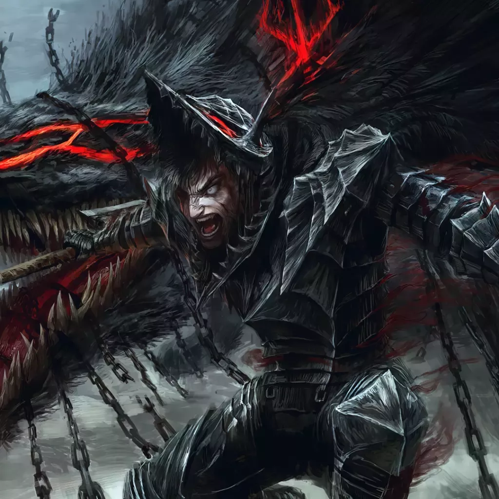 Live wallpaper Berserk Guts download on VSThemes.org