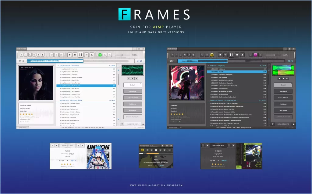 Skin Frames for AIMP download on VSThemes.org