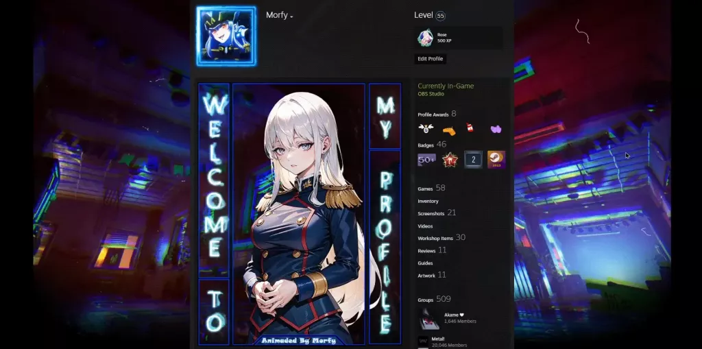 Steam Artwork Kyouka Uzen - Mato Seihei no Slave download on VSThemes.org