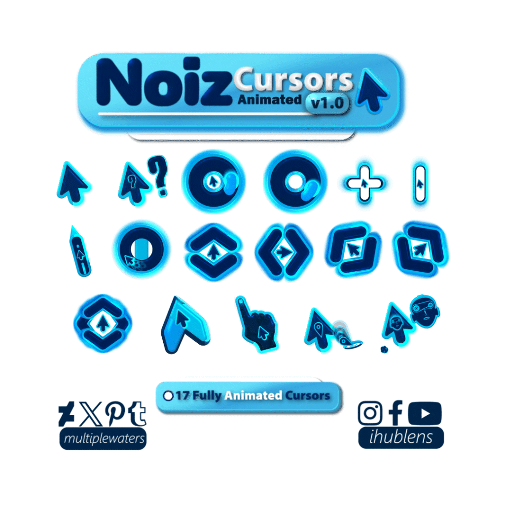 Cursors Noiz on Windows download on VSThemes.org