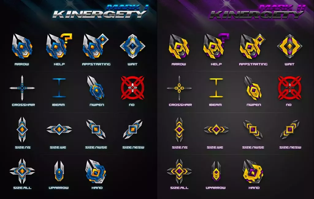 Cursors Kinerget Transformers on Windows download on VSThemes.org