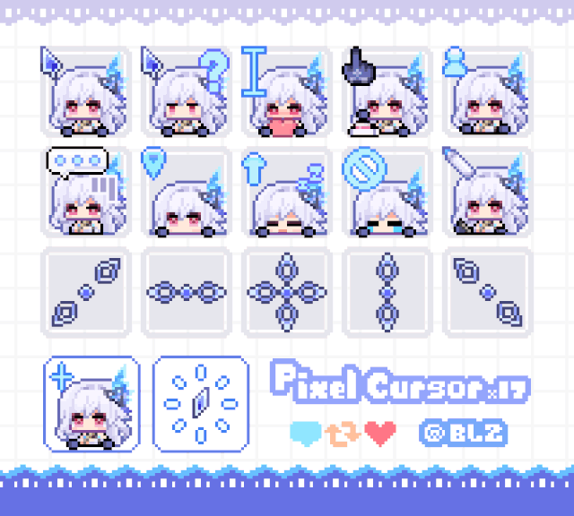 Cursors Skirk (Genshin Impact) on Windows download on VSThemes.org