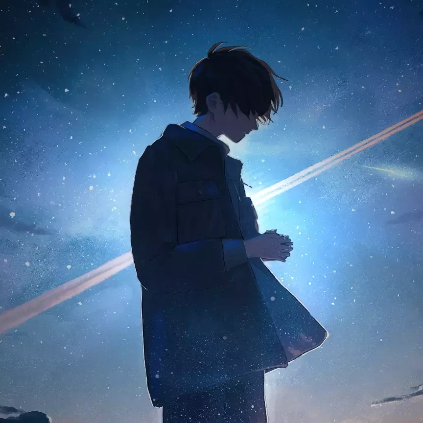 Live wallpaper Alone with the stars download on VSThemes.org