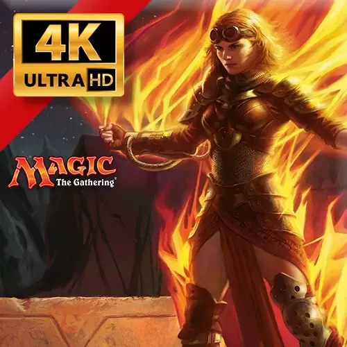 Live wallpaper Chandra Roaring on Fire - Magic The Gathering download ...