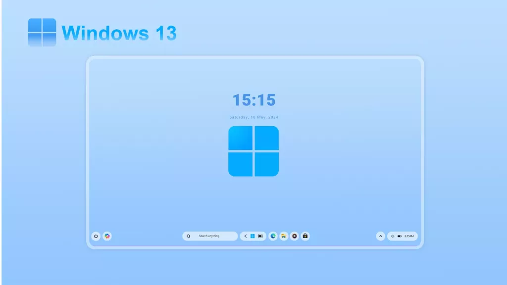 Skin Windows 13 for Rainmeter download on VSThemes.org