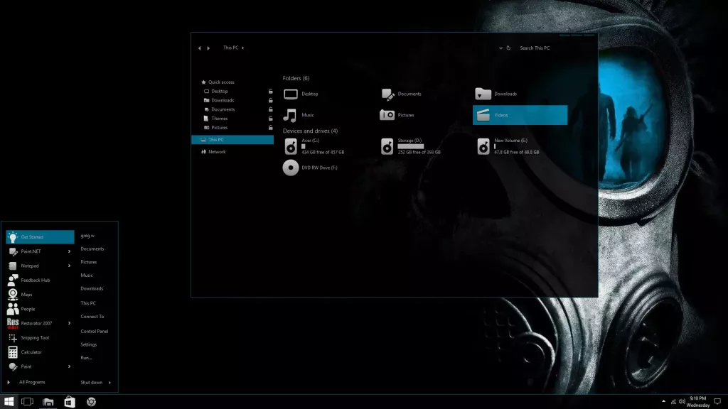 Theme Version 2 for Windows 10 download on VSThemes.org
